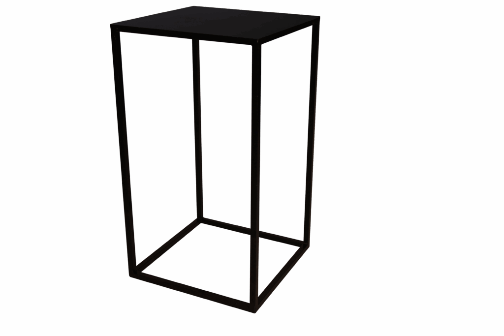 Steel Square Cocktail Table For Hire | Urbantonic Cape Town